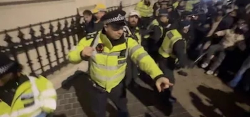 Arrests Made After Clashes at Iranian Embassy Protest in London - My ...